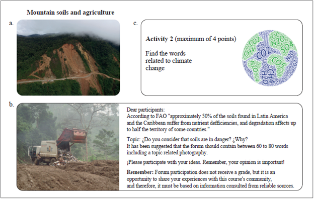 Introductory learning on soil science through a MOOC course