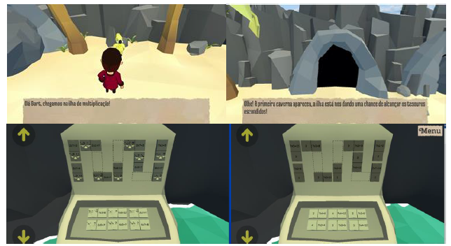 Adapted digital domino game: Teaching multiplication to children