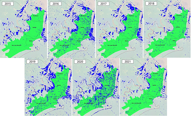Flooding mapping detection and urban affectation using Google Earth Engine
