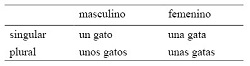 La enseñanza del género gramatical en Español como segunda lengua